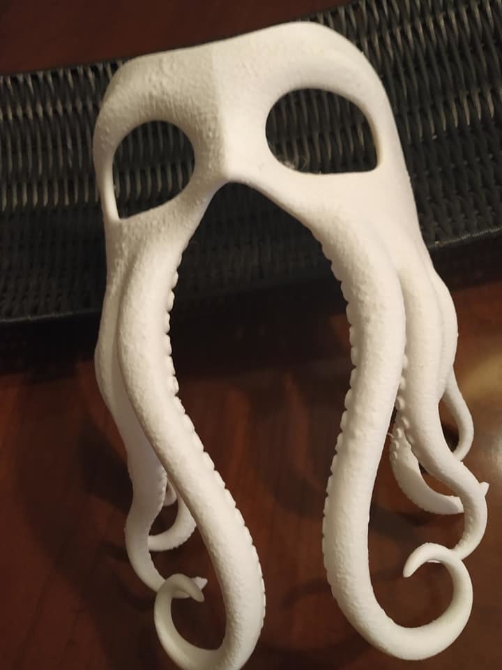STL file Cthulhu mask Lovecraft・3D printable design to download・Cults