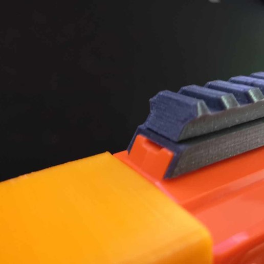 Download 3D printer templates NERF Stryfe Picatinny Rail Set ・ Cults