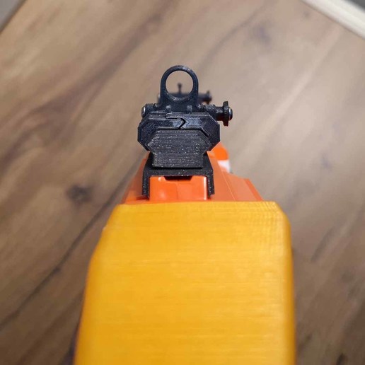 Download 3D printing files NERF Picatinny rail sights ・ Cults