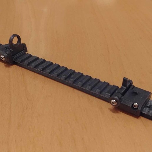 Download 3D printing files NERF Picatinny rail sights ・ Cults