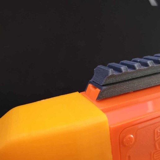 Download 3D printer templates NERF Stryfe Picatinny Rail Set ・ Cults