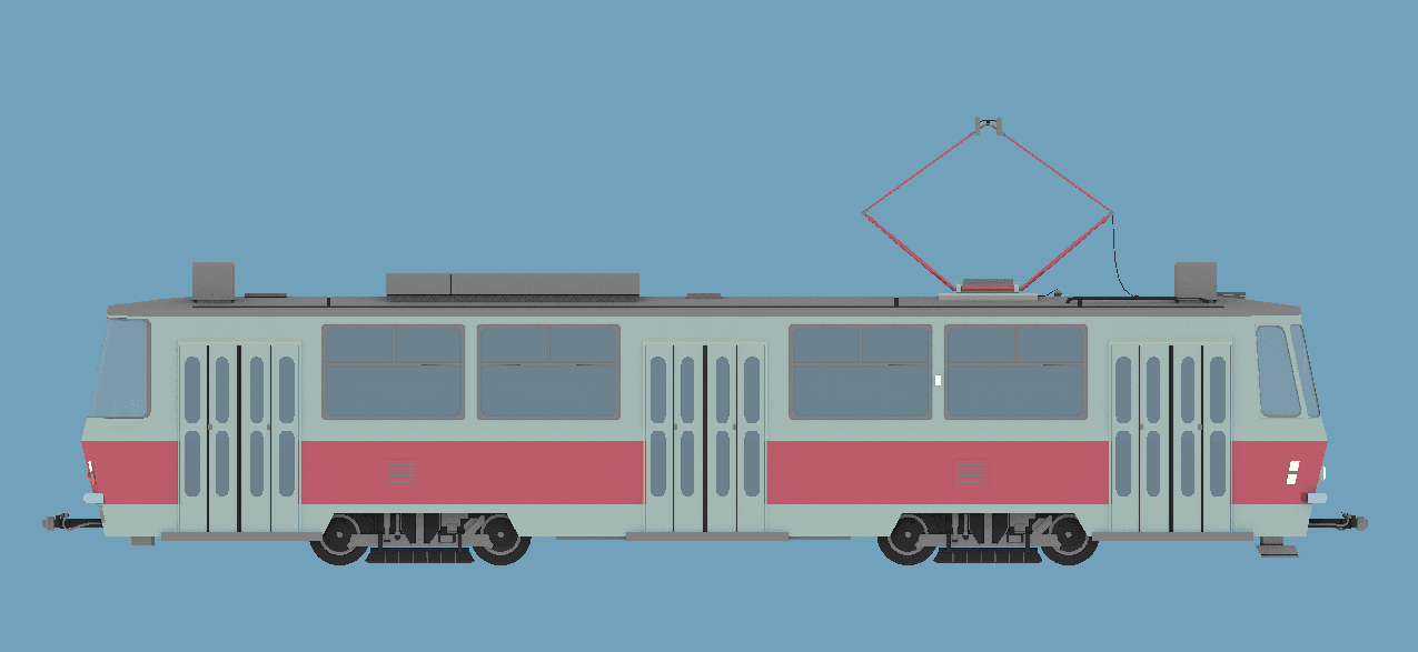 STL file Tram (tramway) Tatra・3D printable model to download・Cults