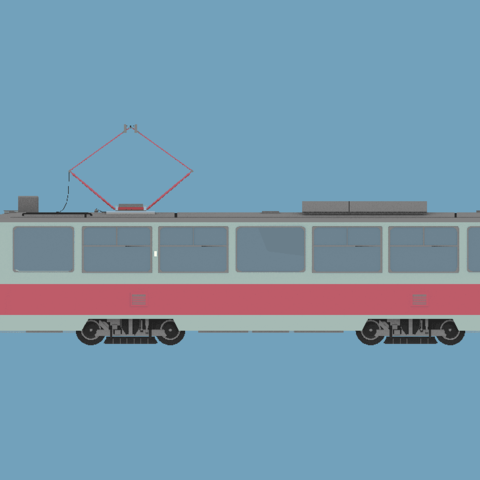 Download 3D printing templates Tram (tramway) Tatra ・ Cults