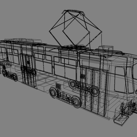 Download 3D printing templates Tram (tramway) Tatra ・ Cults