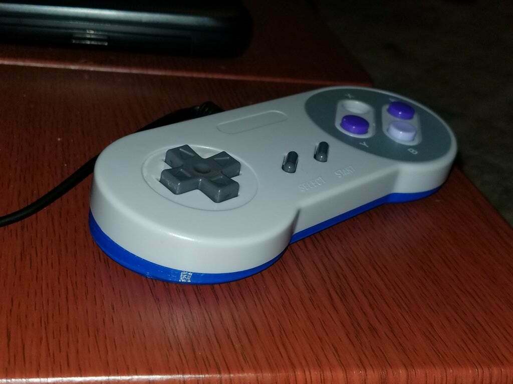 Free SCAD file SNES controller bottom - Blank・3D print object to ...