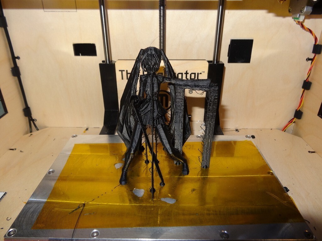Free STL file Pillared Miku・3D printer model to download・Cults
