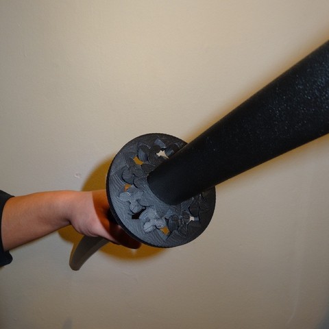 Download free STL file Bokken Bearing Tsuba • 3D printable template ・ Cults