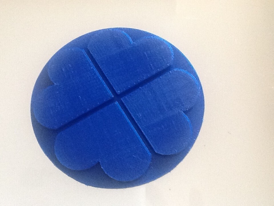 Free STL file Cloverleaf coffeemug placemat・Model to download and 3D ...