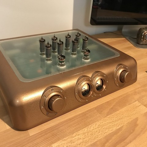 Download free 3D printing files Steampunk Vacuum Tube Amplifier ・ Cults