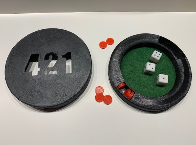 STL file Game of 421 for the trip・3D printer design to download・Cults