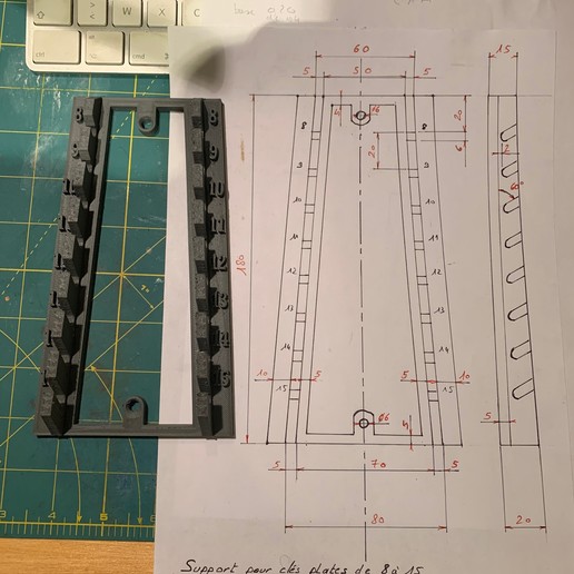 Download free STL file Flat key holder • 3D printing model ・ Cults