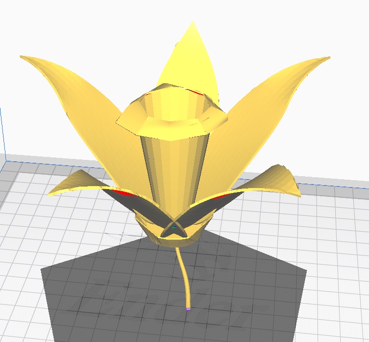 STL file Orchid flower + A² orchid flower・3D printing template to ...