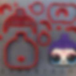 Download 3D model Cookie Cutter doll lol cuervo bonito ・ Cults