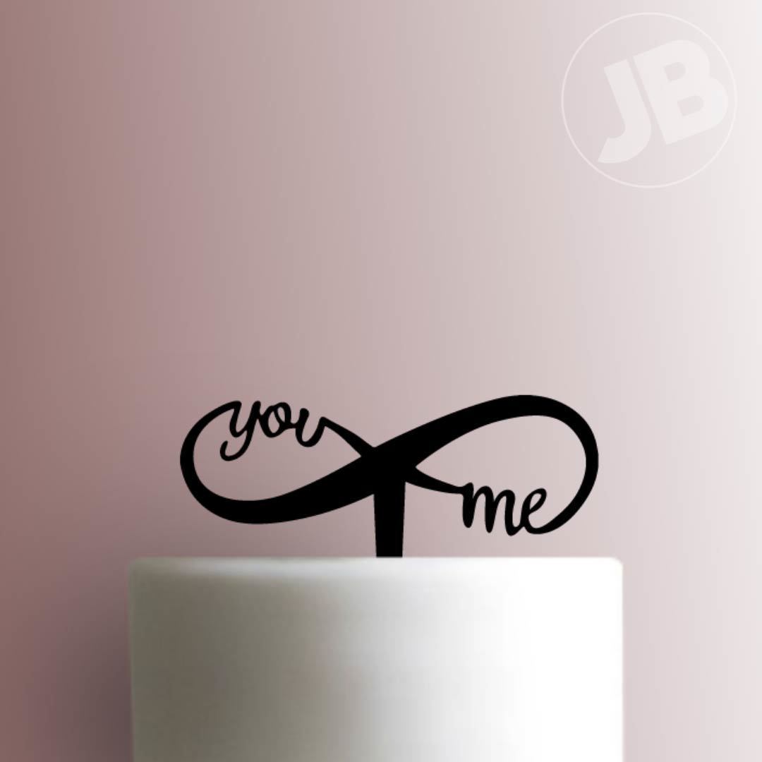STL file Cake topper you and me infinite・3D printing design to download ...