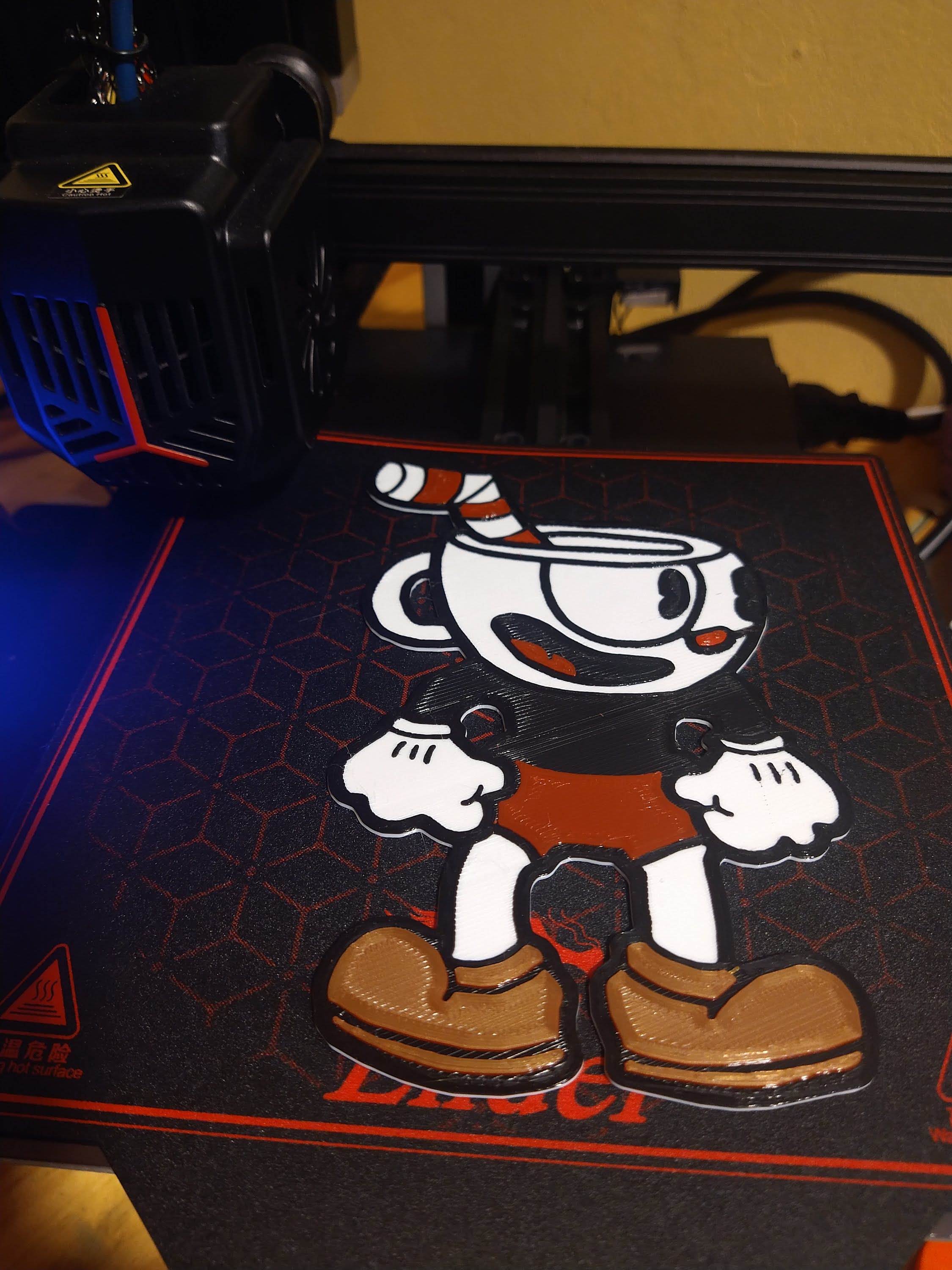 STL file CUPHEAD 2D・3D print design to download・Cults