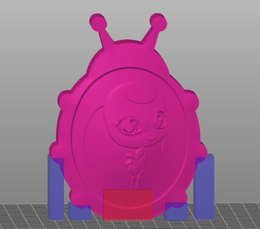 Download STL file Lithophanie Ladybug Miraculous • 3D printing object ...