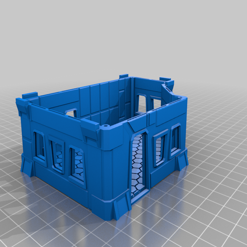 Free STL file Modular Scifi Habs (without stairs) (28mm scale)・3D ...