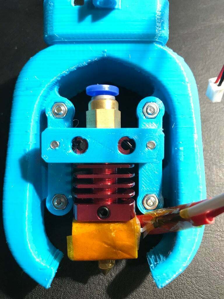 Free STL file CR-10 hanging fan/part cooler remix with nuts.・3D printer ...