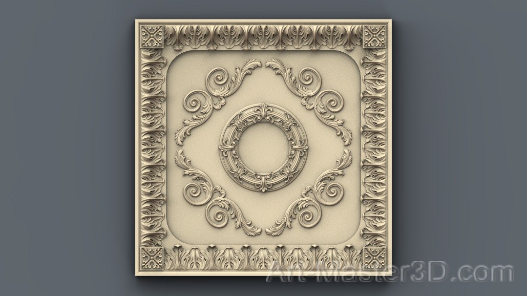 Free STL file Moulding decoration ceiling wall wall house apartment cnc ...