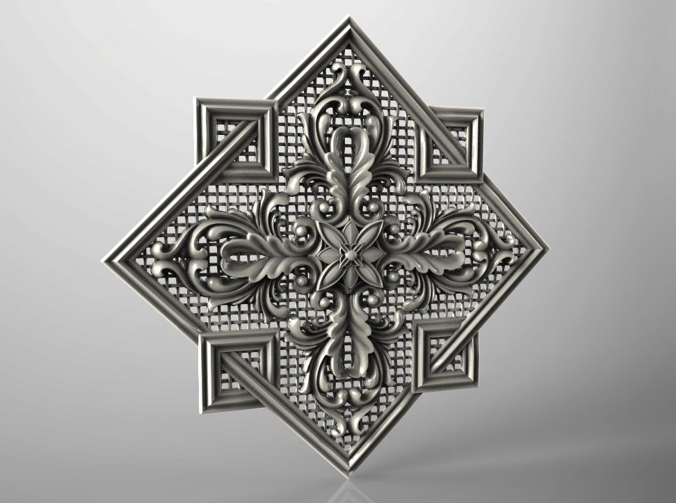 Free STL file Moulding decoration ceiling wall wall house apartment cnc ...