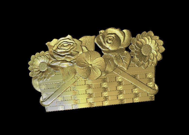 Free STL file Flowers in a basket・3D print model to download・Cults
