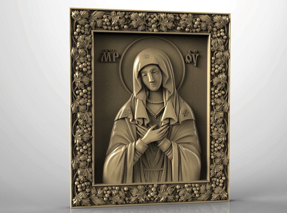 Free STL file Religious icon cnc art 3D model・Model to download and 3D ...