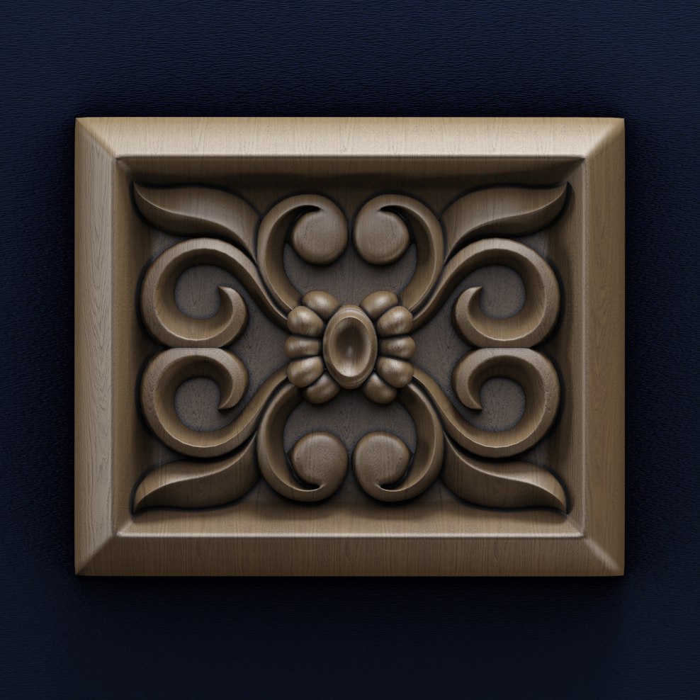 Free STL file Moulding decoration ceiling wall wall house apartment cnc ...