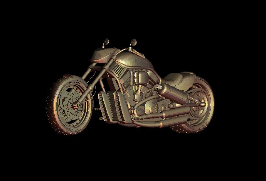 Free STL file harley davidson motorcycle biker 🏍️・3D printer model to ...