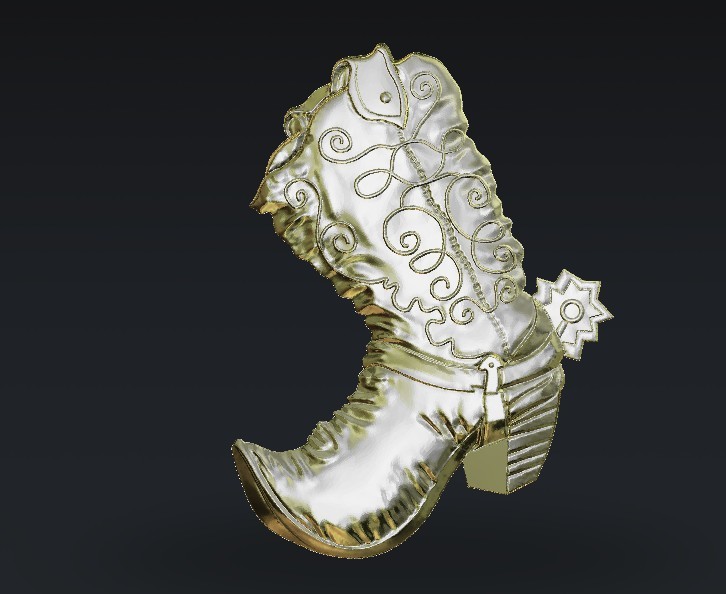 Free STL file cowboy boot・3D print object to download・Cults