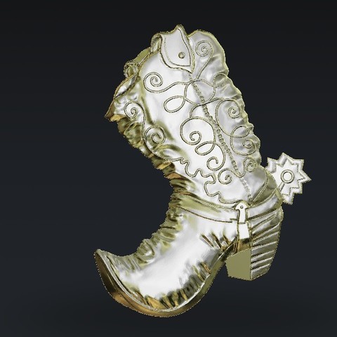 Download free 3D printer designs cowboy boot ・ Cults