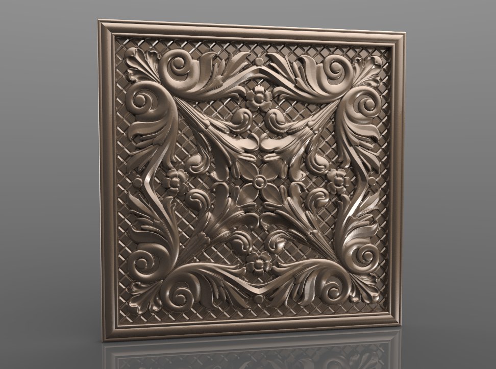 Free STL file Moulding decoration ceiling wall wall house apartment cnc ...