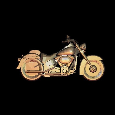 Download free STL file harley davidson motorcycle biker ・ Cults