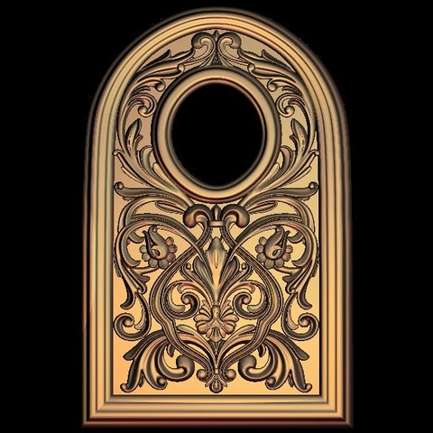 Download free 3D model key hole decoration art ・ Cults