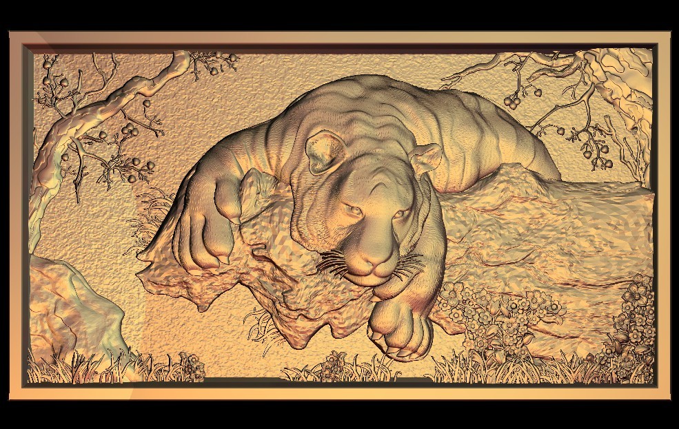 Free STL file big tiger・3D printer design to download・Cults