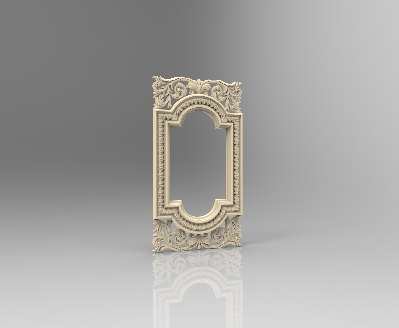 Free STL file Really nice medieval frame for art piece・3D printing ...