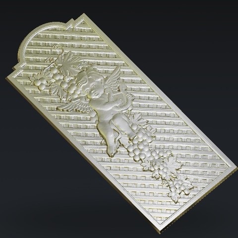 Download free 3D printing templates Little angel frame decoration ・ Cults