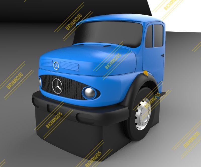 Archivo STL Mercedes Benz 1114・Objeto imprimible en 3D para descargar・Cults