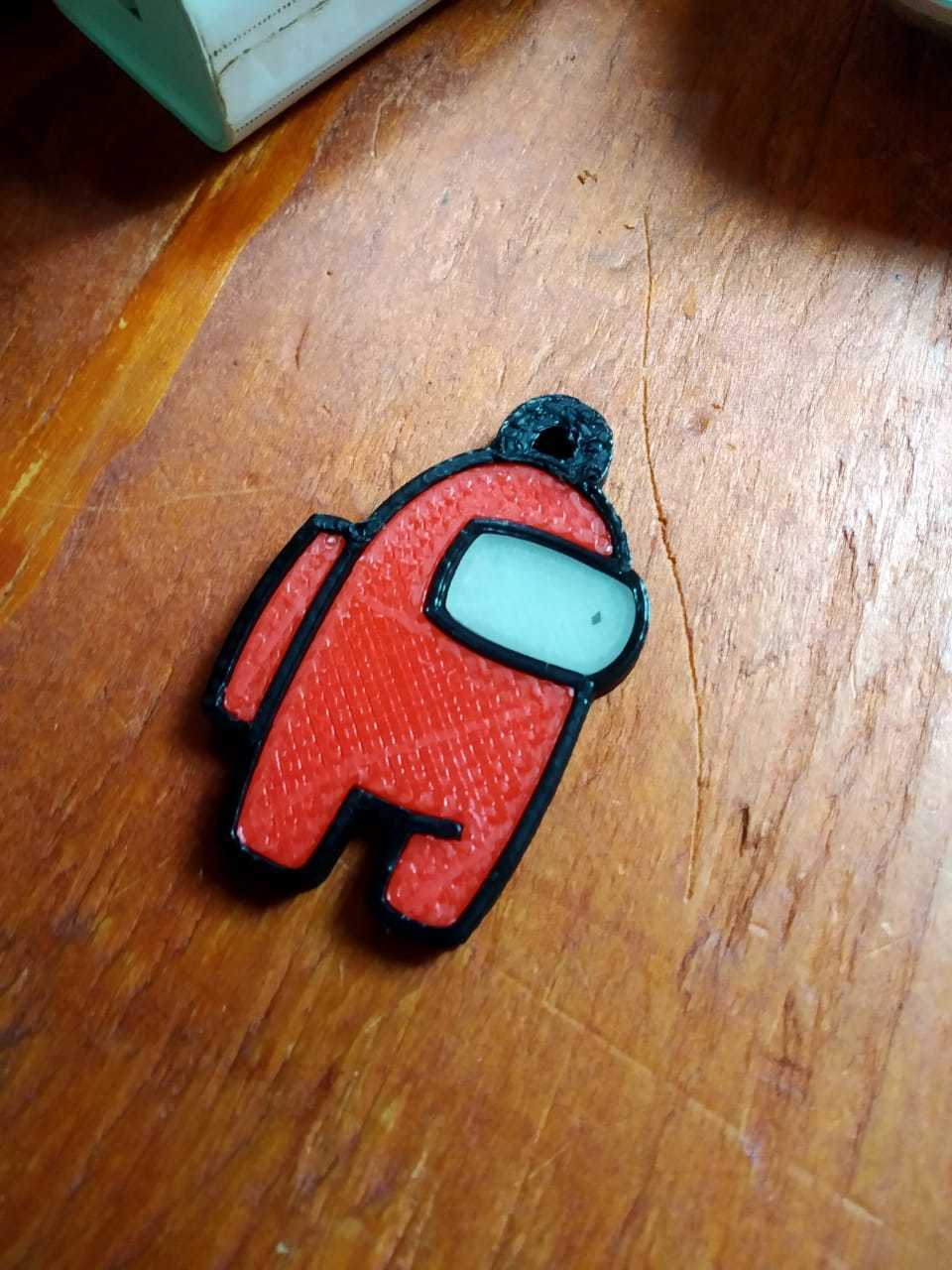 STL file among us keychain・3D printable model to download・Cults
