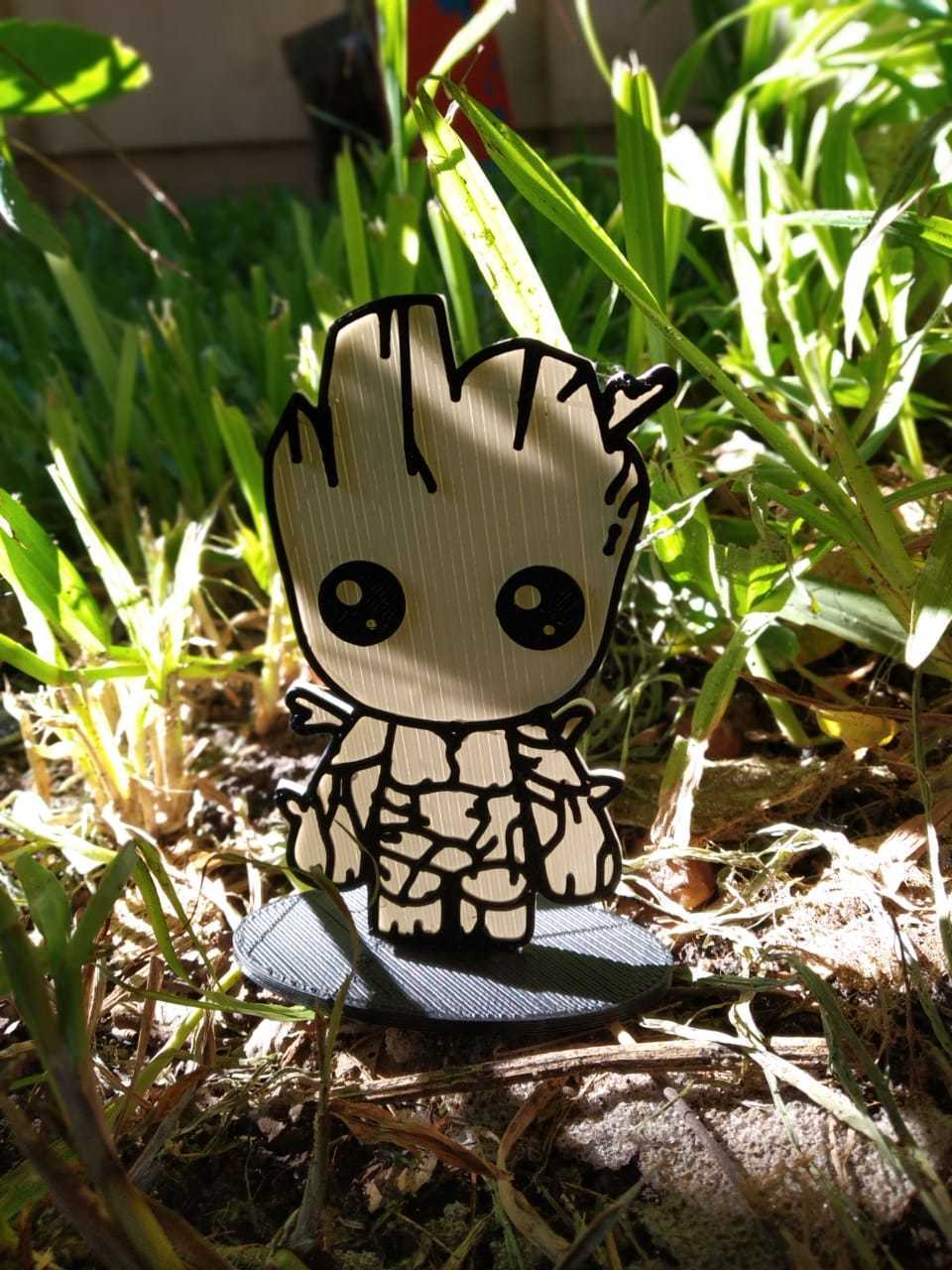 Free STL file Groot・3D printer model to download・Cults