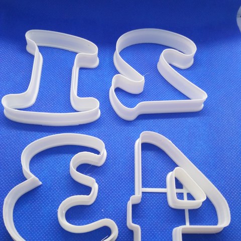 Download 3D printing models cookie cutter number ・ Cults