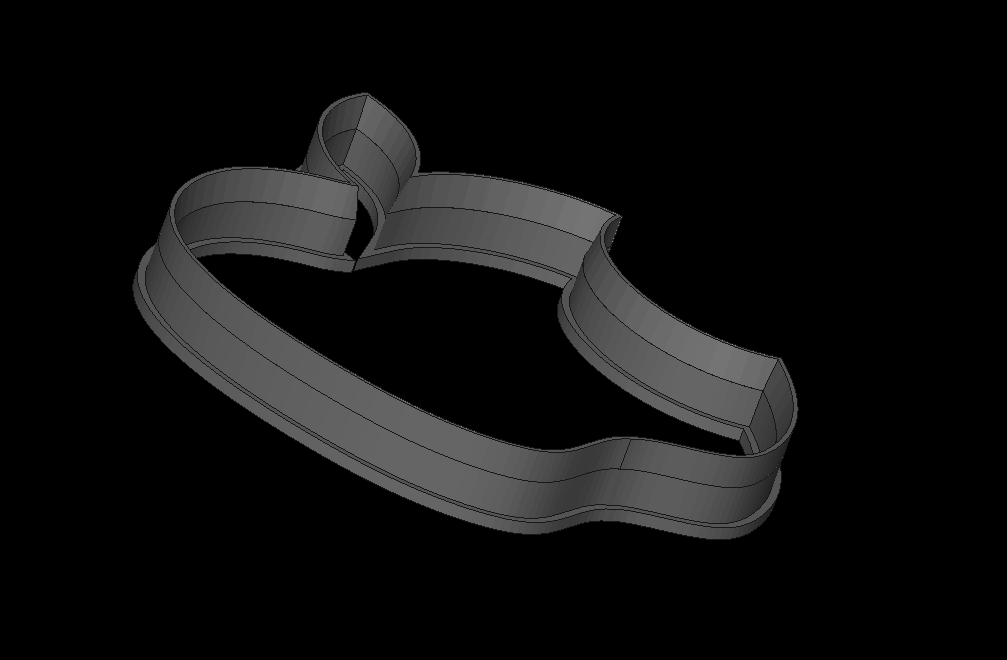 STL file apple logo cookie cutter 🍎・3D print design to download・Cults