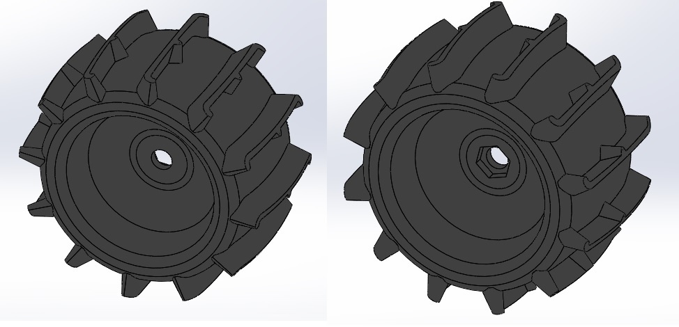 STL file Paddle wheel 1/8 scale RC 🛞・3D printer design to download・Cults