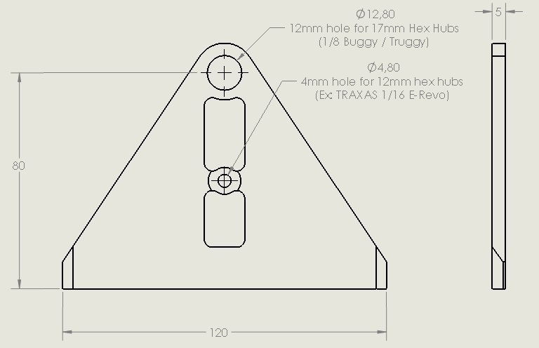 STL file RC Camber and Toe adjustment plate・3D printable design to ...