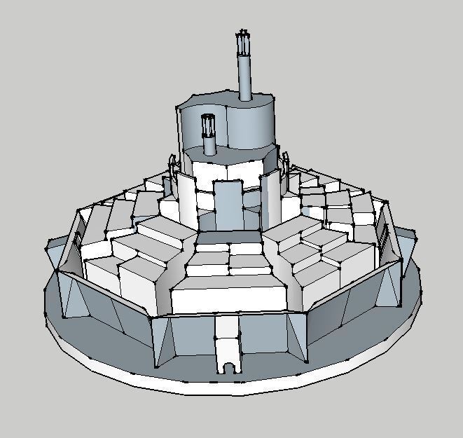 Free STL file Bagua Binary Castle 🏰・Design to download and 3D print・Cults