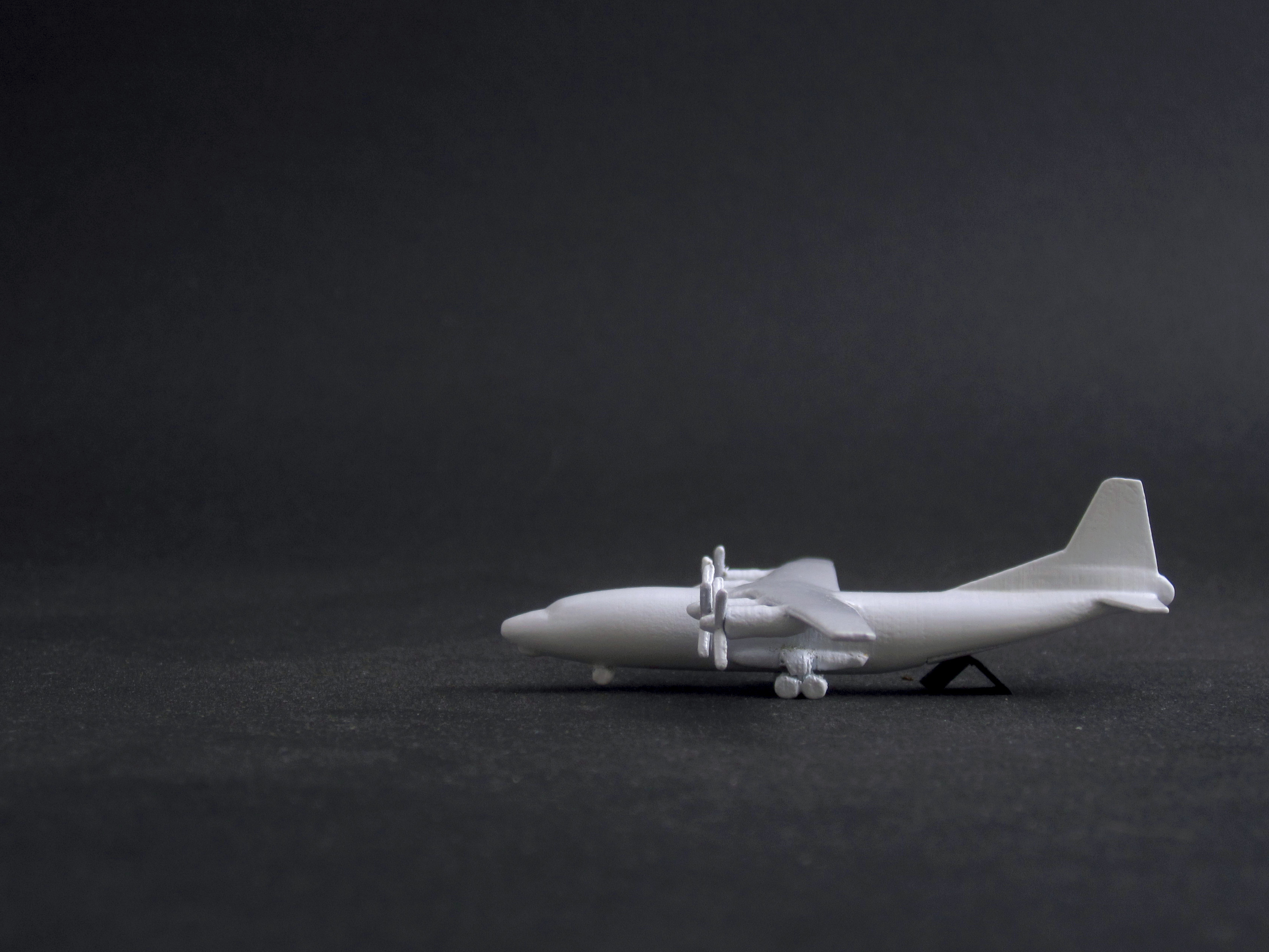 3D file Antonov An-12BP 1:500・Template to download and 3D print・Cults