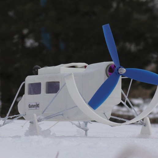 Download 3D printing models RC snowmobile ・ Cults