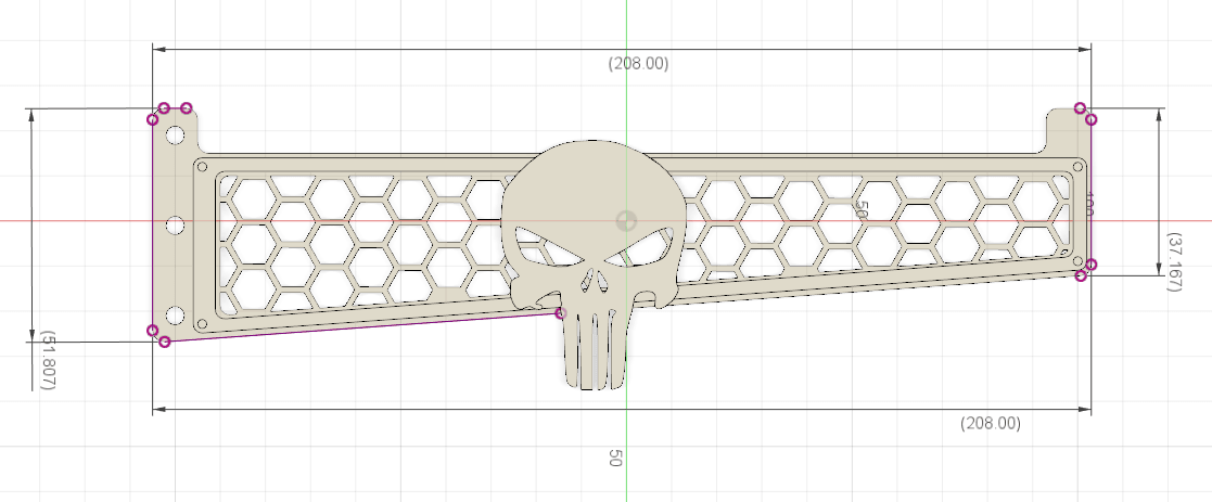 STL file GPU Brace Support Punisher・3D print model to download・Cults