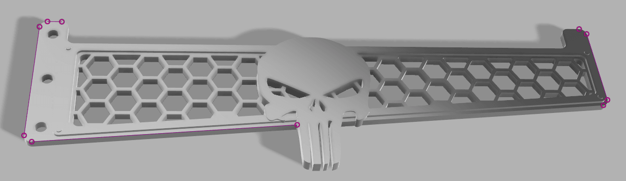 STL file GPU Brace Support Punisher・3D print model to download・Cults
