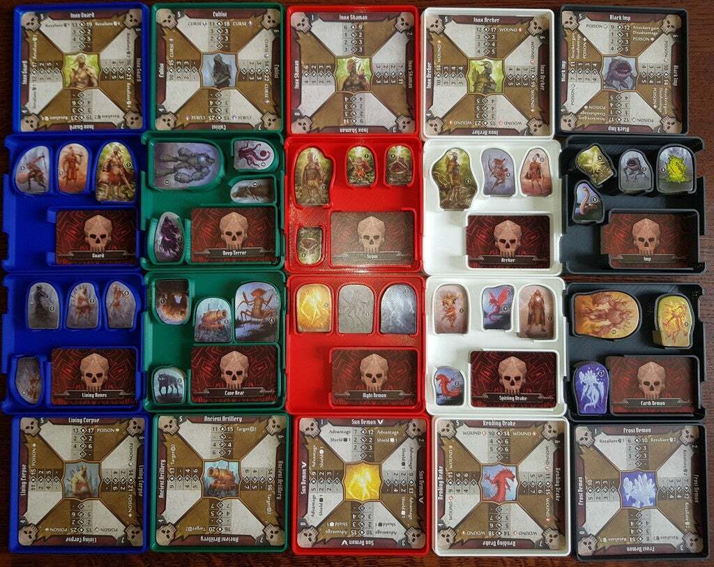 Free STL file Gloomhaven Full Storage Solution (Monsters/Overlays/Cards ...