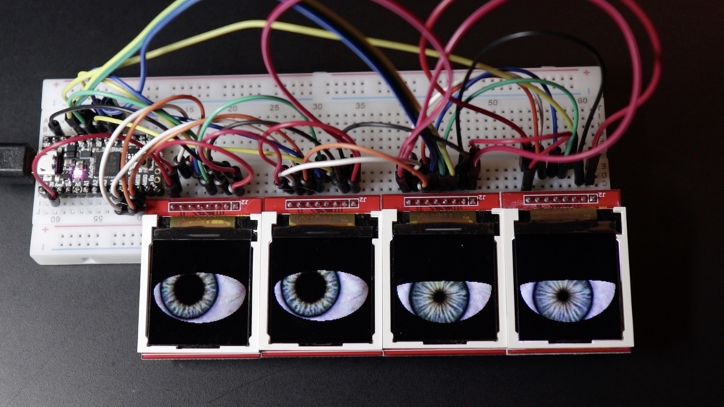 Free 3D file Spooky Arduino Eyes Halloween Decoration・3D print model to download・Cults